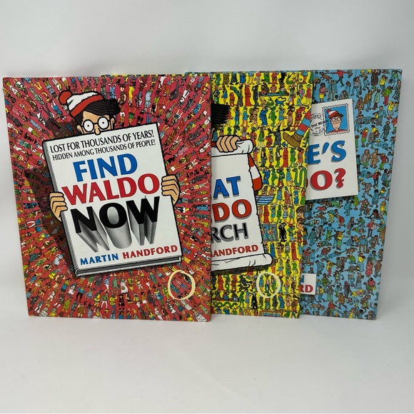 Martin Handford | Other | Vintage Wheres Waldo Set Of 3 Hardcover Books ...
